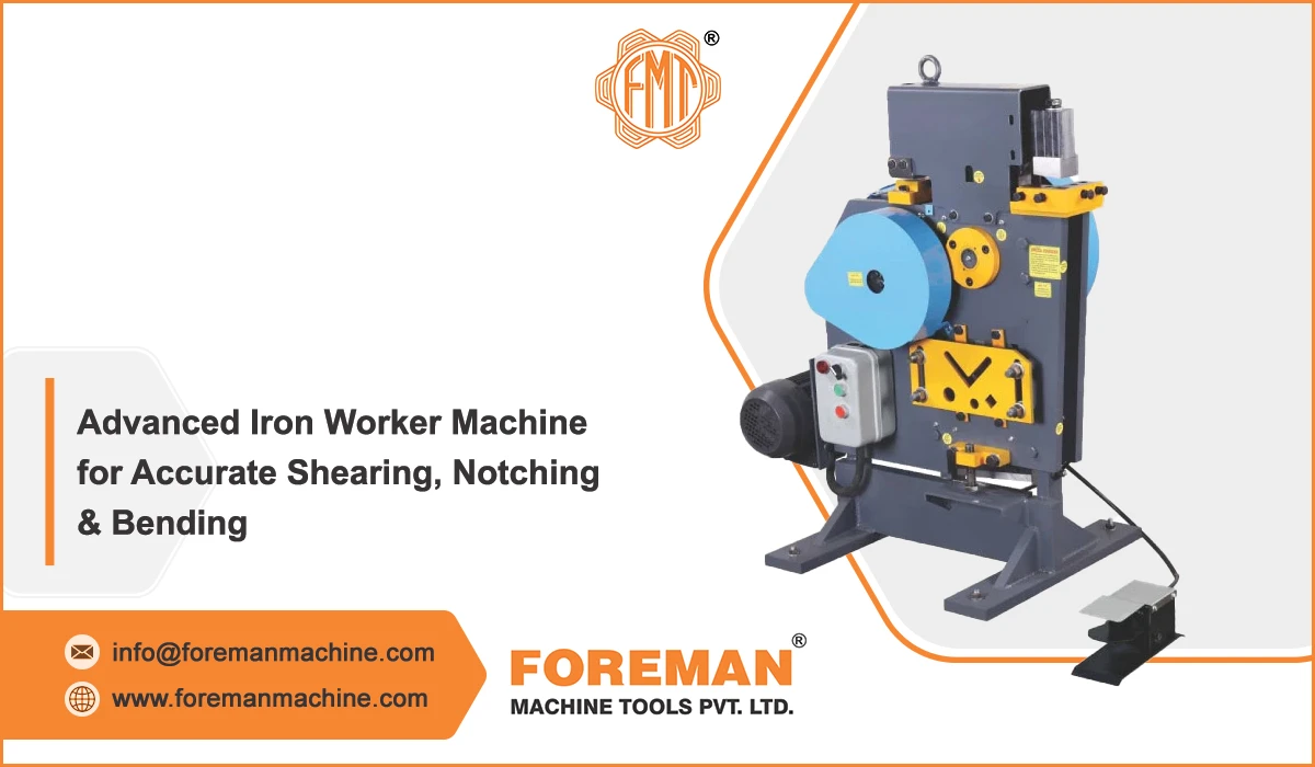 Advanced Iron Worker Machine For Accurate Shearing, Notching & Bending